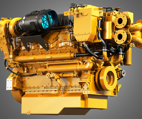 ArtStation - C32 Acert Engine | Resources