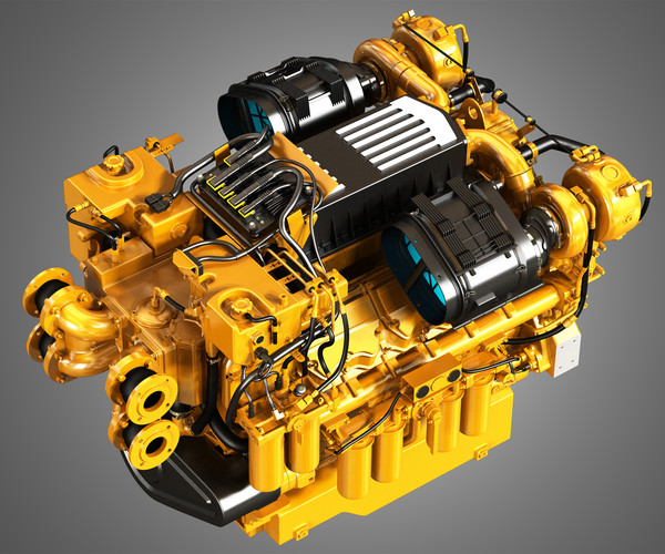 ArtStation - C32 Acert Engine | Resources