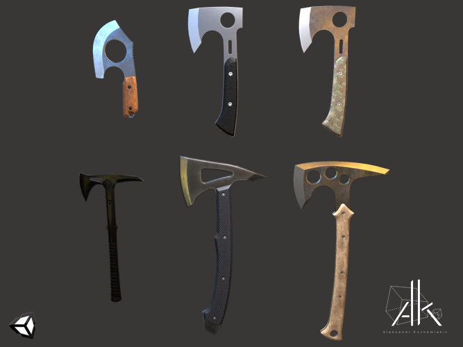 ArtStation - Axes Pack | Game Assets