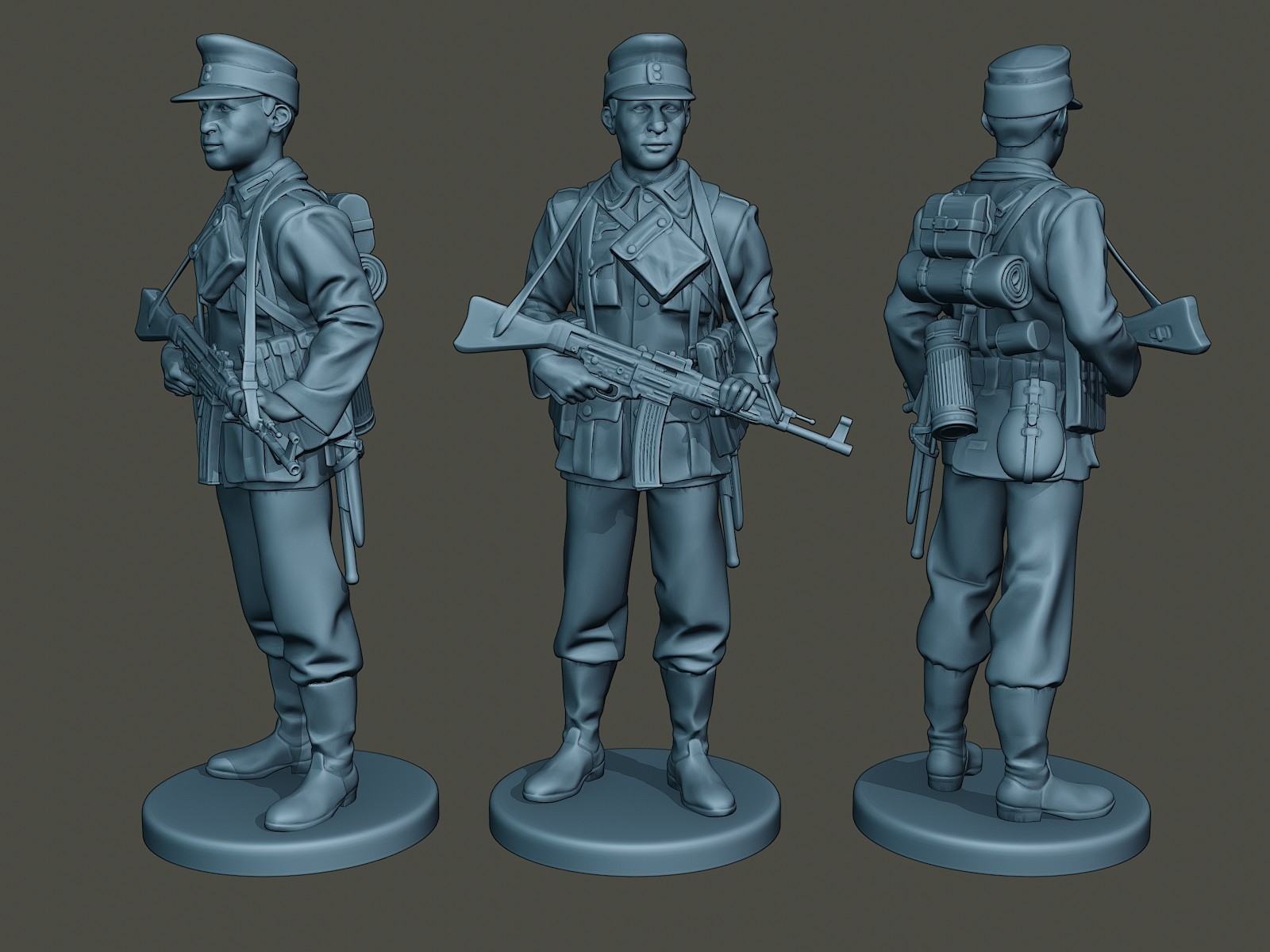 ArtStation - German soldiers ww2 G3 Pack1 | Resources