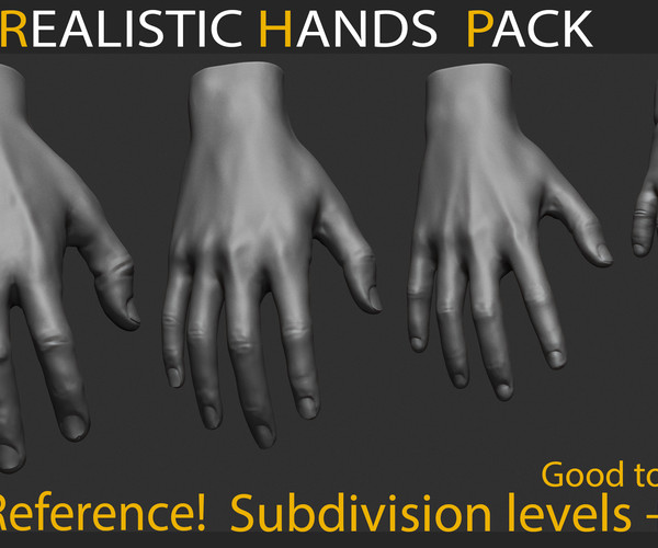 ArtStation - Realistic Hands Pack | Resources