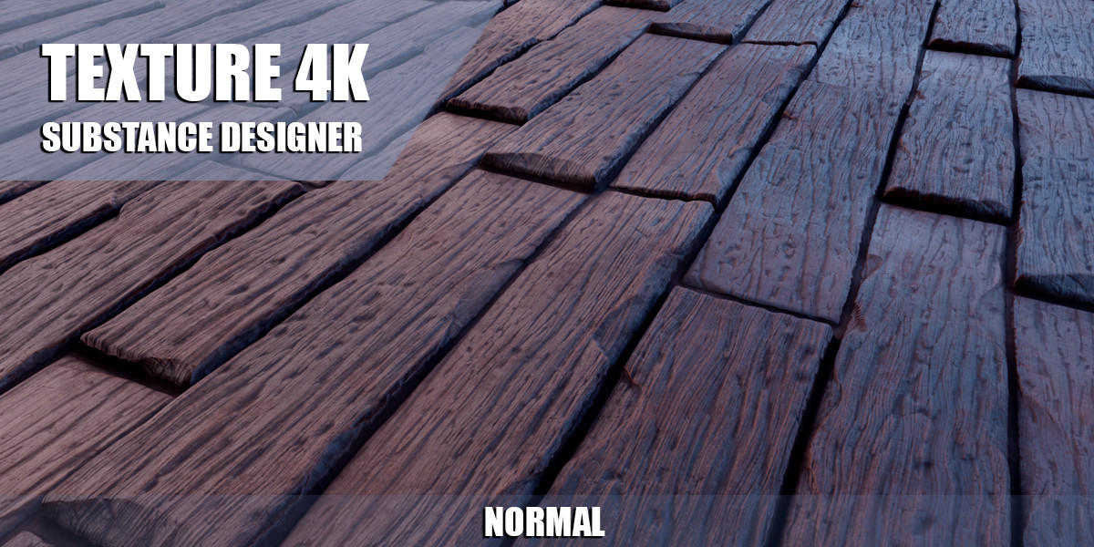 ArtStation - Wooden Planks |Procedural Texture | Substance Designer ...