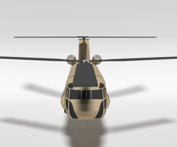 ArtStation - Low Poly Cartoon Boeing CH-47 Chinook Helicopter | Resources