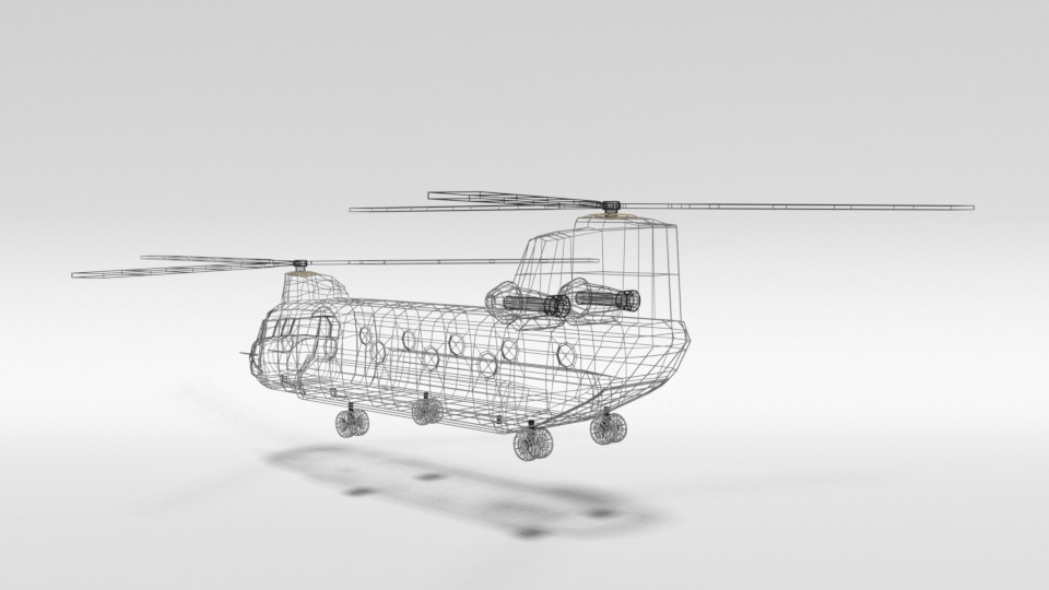 ArtStation - Low Poly Cartoon Boeing CH-47 Chinook Helicopter | Resources