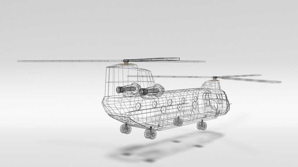 ArtStation - Low Poly Cartoon Boeing CH-47 Chinook Helicopter | Resources