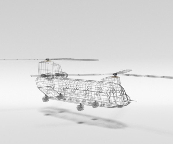 ArtStation - Low Poly Cartoon Boeing CH-47 Chinook Helicopter | Resources