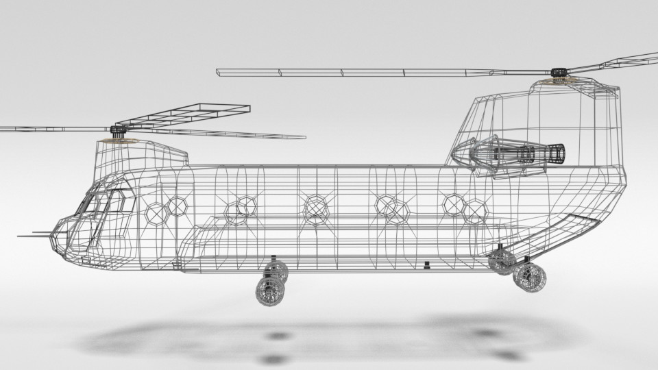 ArtStation - Low Poly Cartoon Boeing CH-47 Chinook Helicopter | Resources