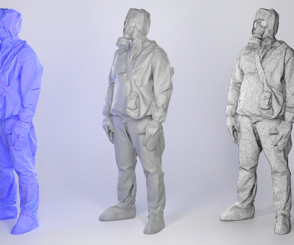 ArtStation - Soviet Liquidator of nuclear accident of Chernobyl 58 ...