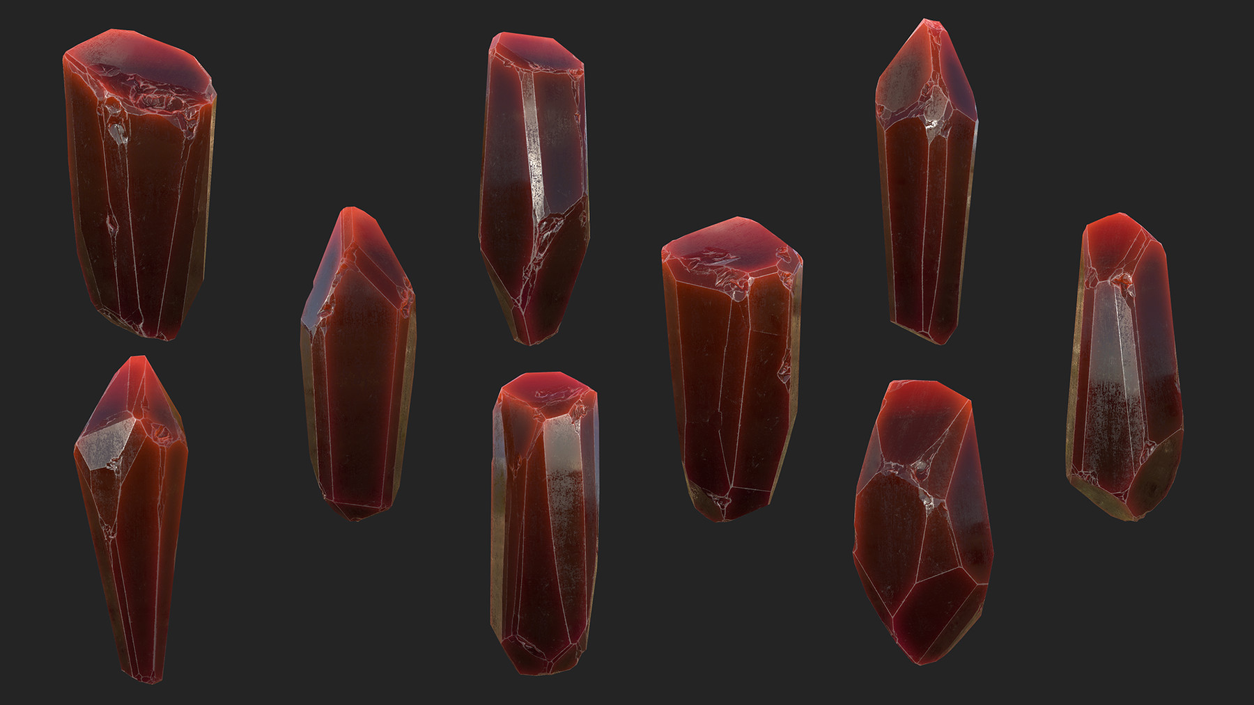 ArtStation - Elementary Crystal Asset Pack | Game Assets