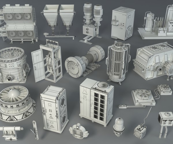 ArtStation - Factory Units 2 - 20 pieces | Resources