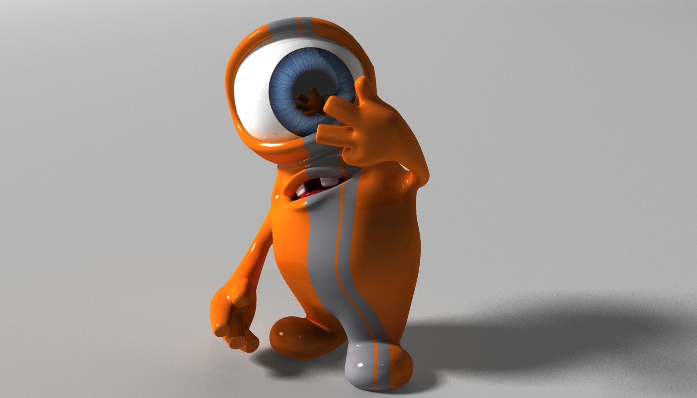 ArtStation - Orange Alien Rigged | Resources