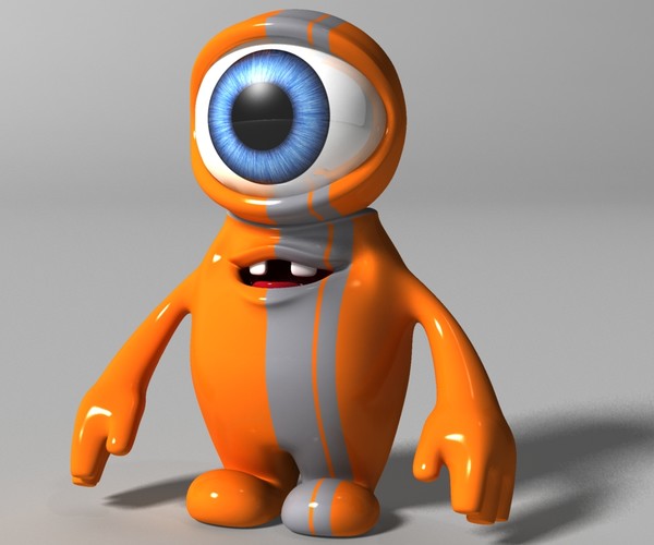 ArtStation - Orange Alien Rigged | Resources