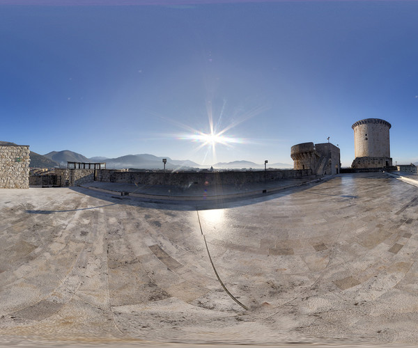 ArtStation - HDRi - Castle, sky and mountains | Resources