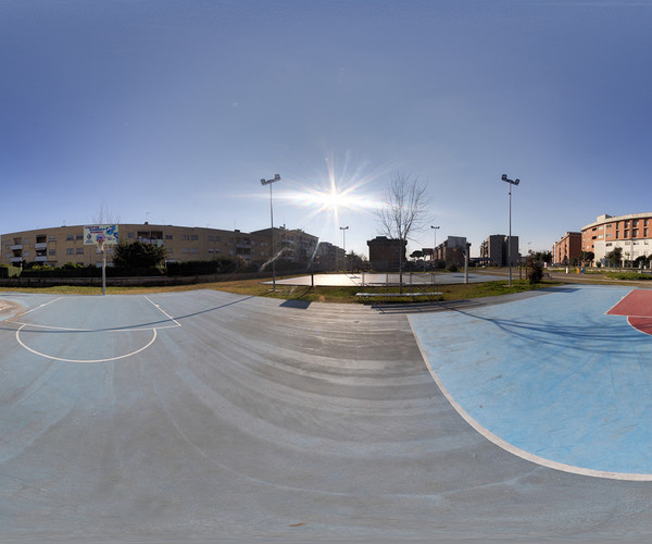 ArtStation - HDRi - Basket and buildings | Resources