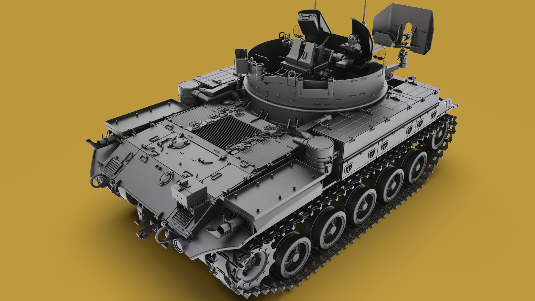 ArtStation - M42 Duster Anti-Aircraft - Highpoly | Resources