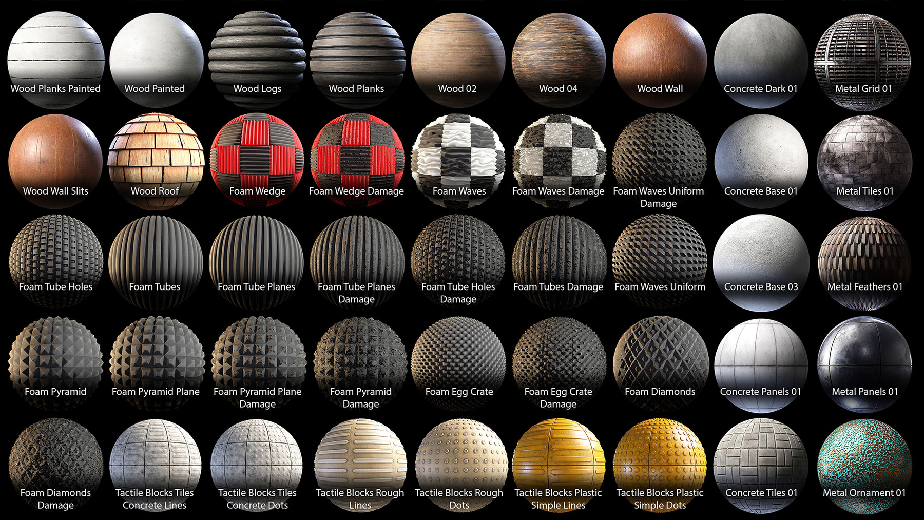 ArtStation - 99 PBR Substance Designer Materials | Game Assets