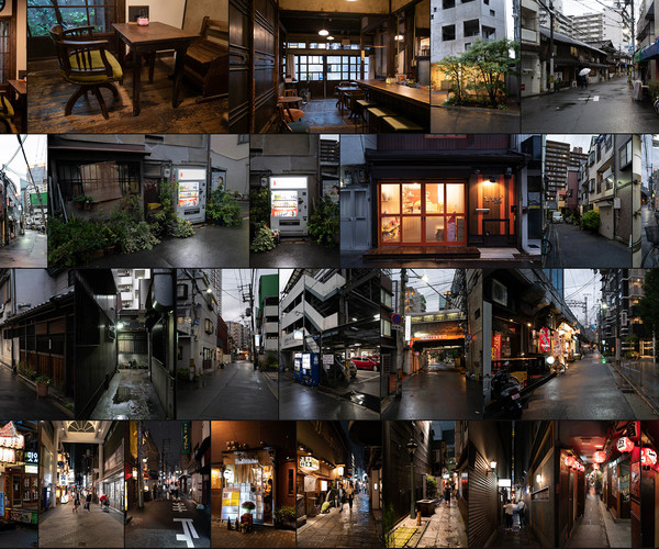 ArtStation - JAPAN - ALLEY STREETS - 159 photo references | Resources