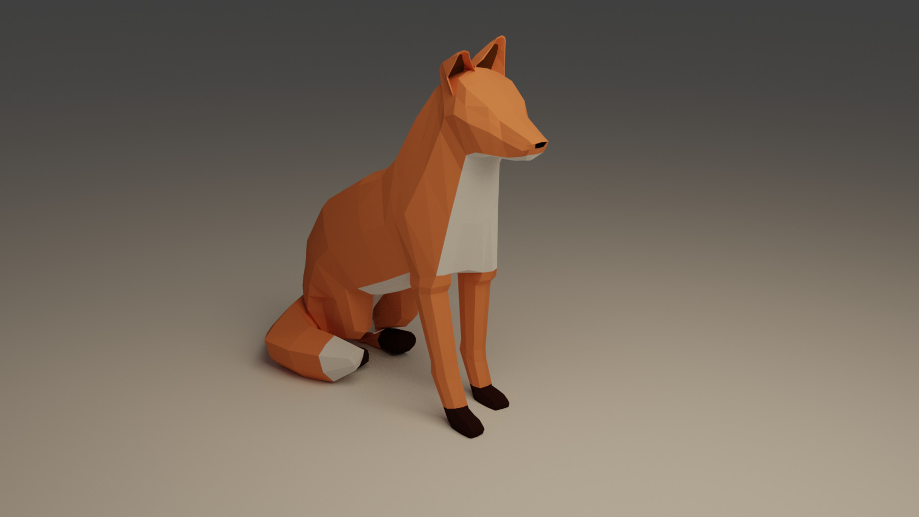 ArtStation - Low poly fox | Resources