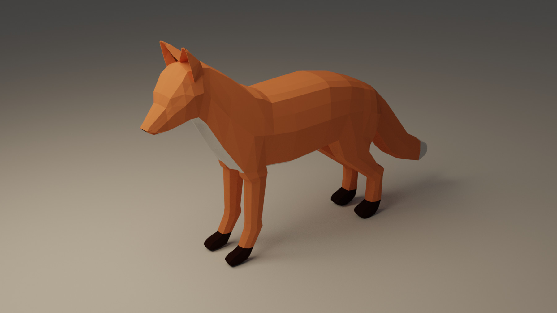 ArtStation - Low poly fox | Resources