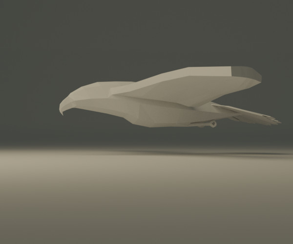 ArtStation - Low poly eagle | Resources