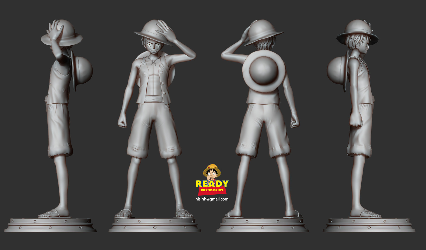 Artstation Luffy One Piece Fan Art Game Assets