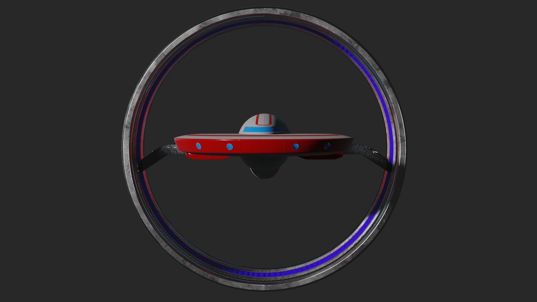 ArtStation - 3D Model: Spaceship Warp Ring Yacht | Game Assets