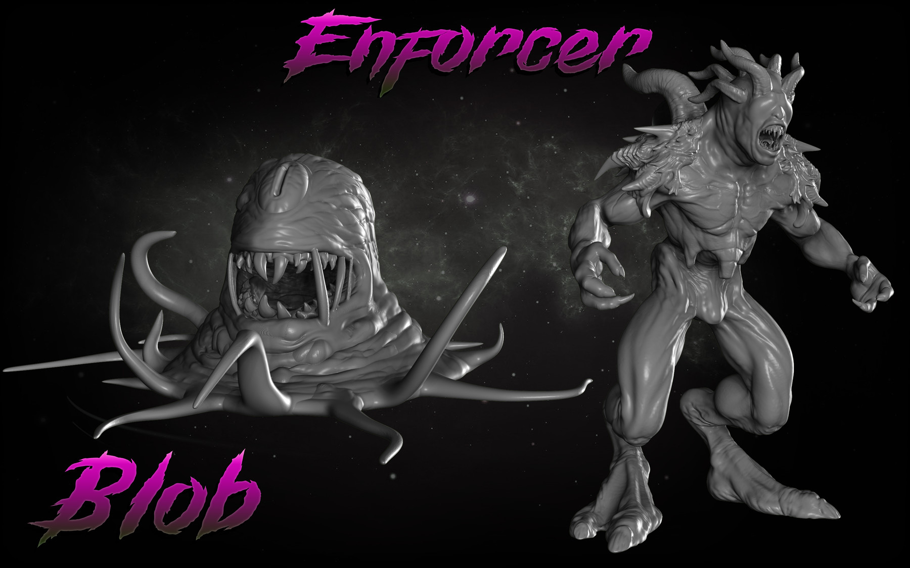 ArtStation - Corrupted Creatures Miniature Kit | Resources