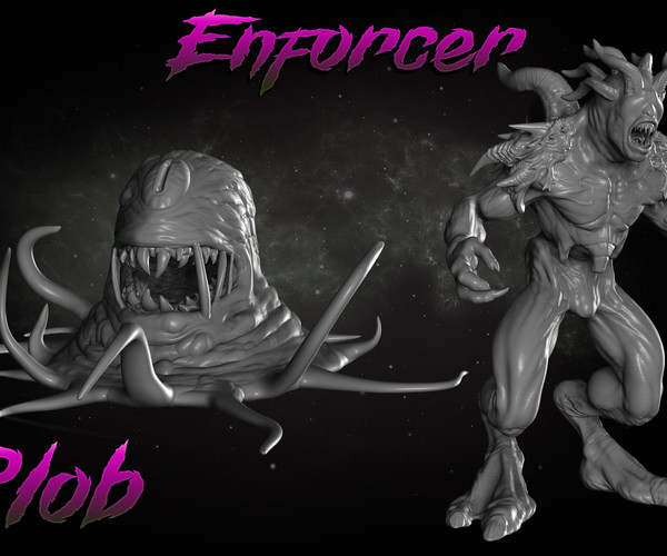 ArtStation - Corrupted Creatures Miniature Kit | Resources