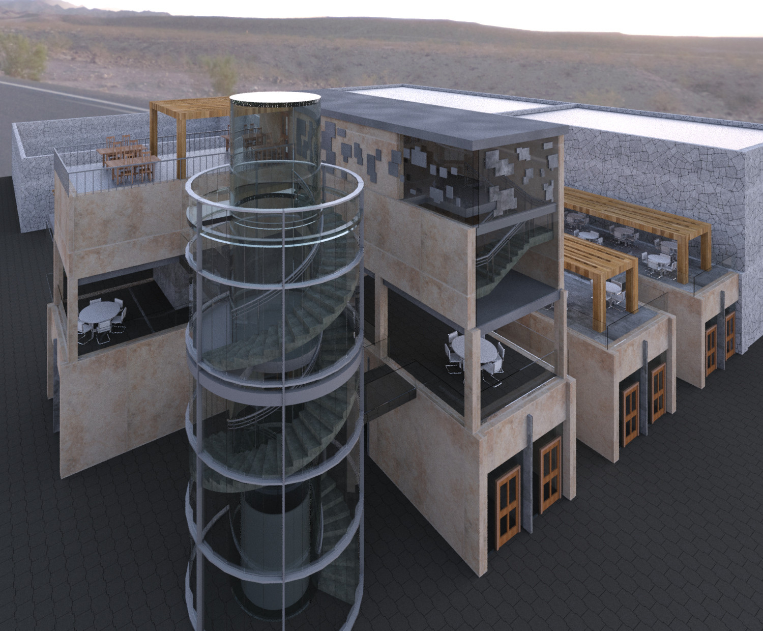 ArtStation - Revit Restaurant & Cafe | Resources