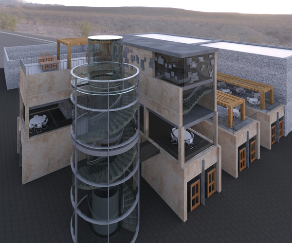 ArtStation - Revit Restaurant & Cafe | Resources