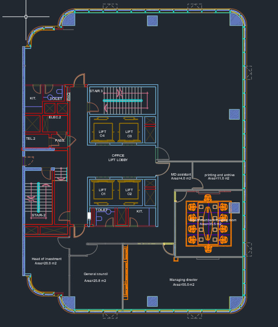 ArtStation - Revit Office interior design 3D model | Resources