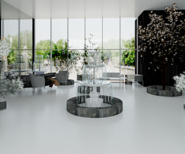 ArtStation - 3D Revit Office building interior design | Resources