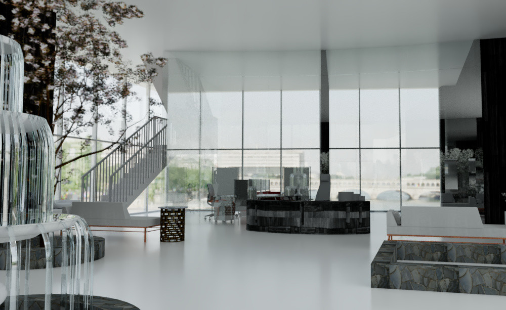 ArtStation - 3D Revit Office building interior design | Resources