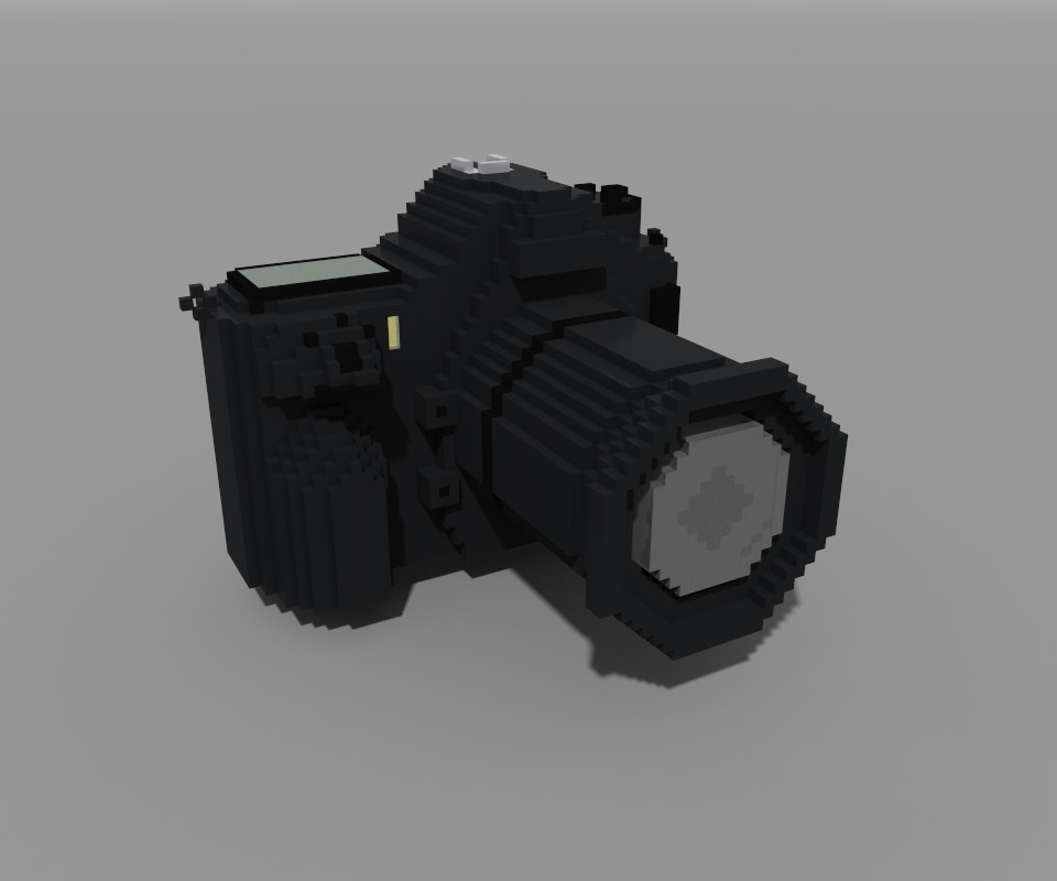 ArtStation - Voxel Digital Camera DSLR | Game Assets