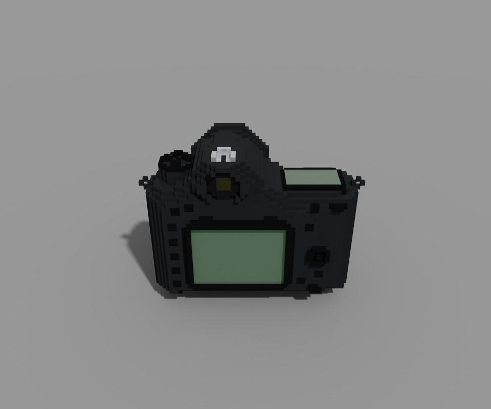 ArtStation - Voxel Digital Camera DSLR | Game Assets