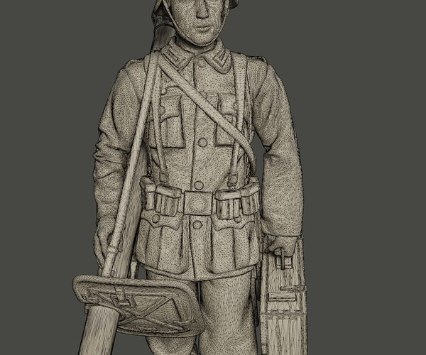 ArtStation - German soldier ww2 walk G4 | Resources