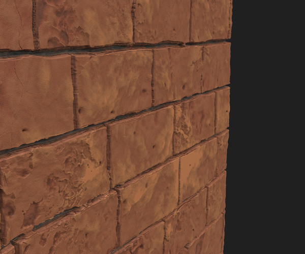 ArtStation - Stylized Bricks Material | Resources