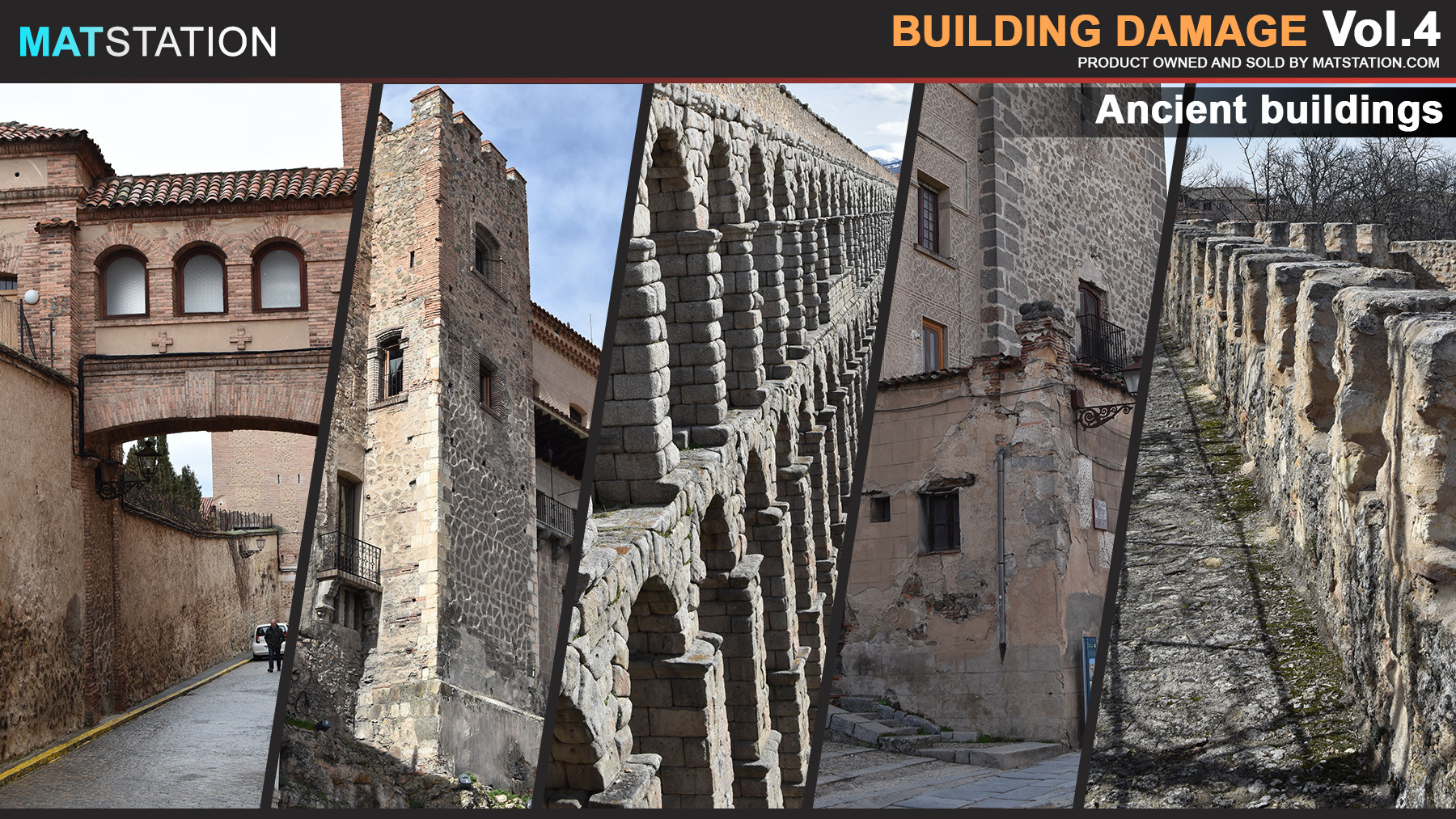 ArtStation - Photo Pack - Building Damage - Vol.4 | Resources