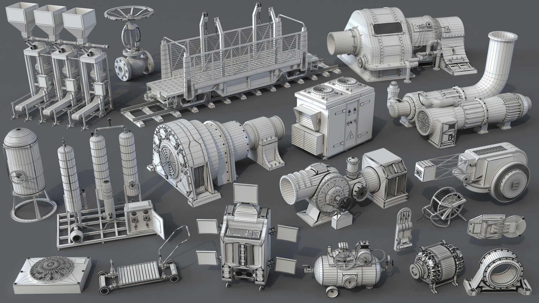 ArtStation - Factory Units 4 - 20 pieces | Resources