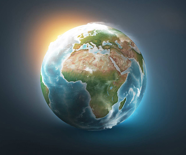 ArtStation - HD Earth 3D World for Adobe Photoshop | Resources