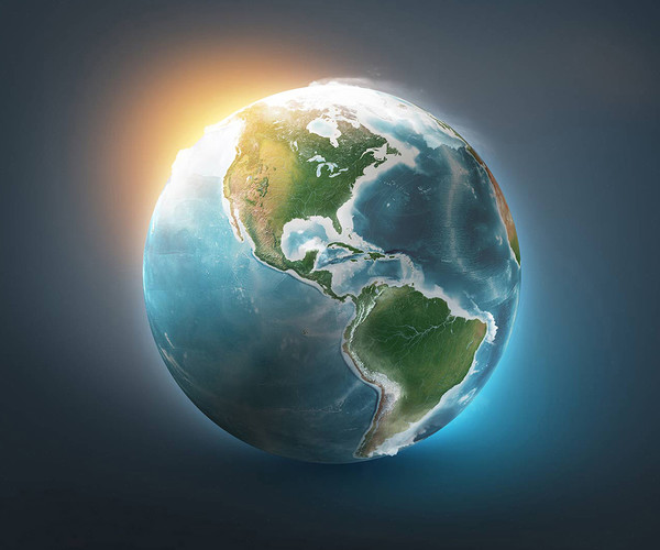 ArtStation - HD Earth 3D World for Adobe Photoshop | Resources
