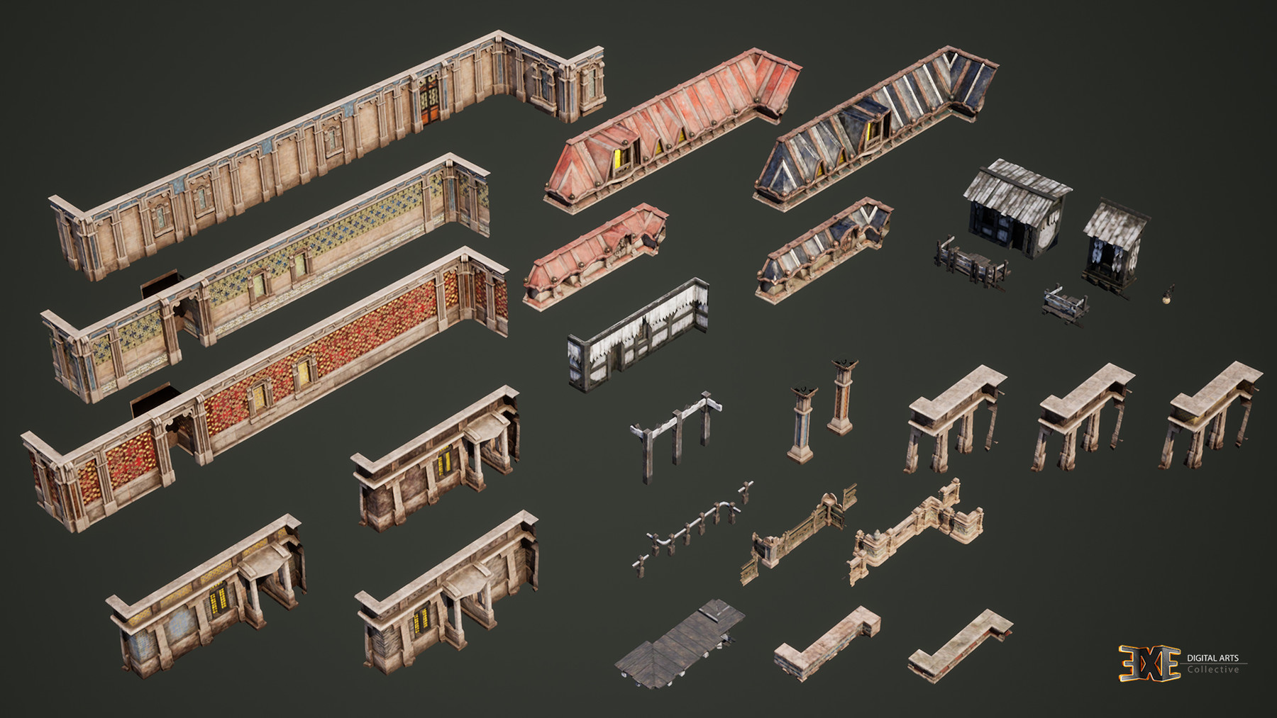 ArtStation - EXE Building Maker Tool For UE | Game Assets