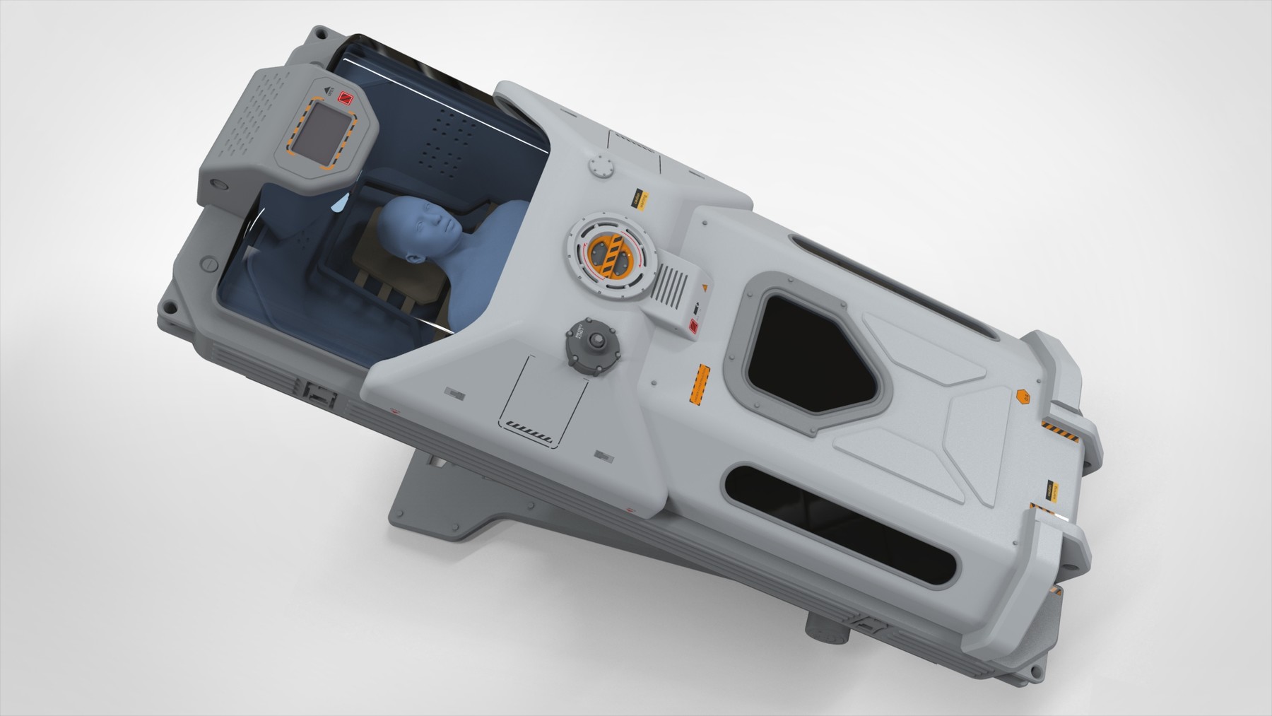 ArtStation - sci fi cryogenic capsule | Resources