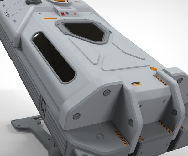 ArtStation - sci fi cryogenic capsule | Resources