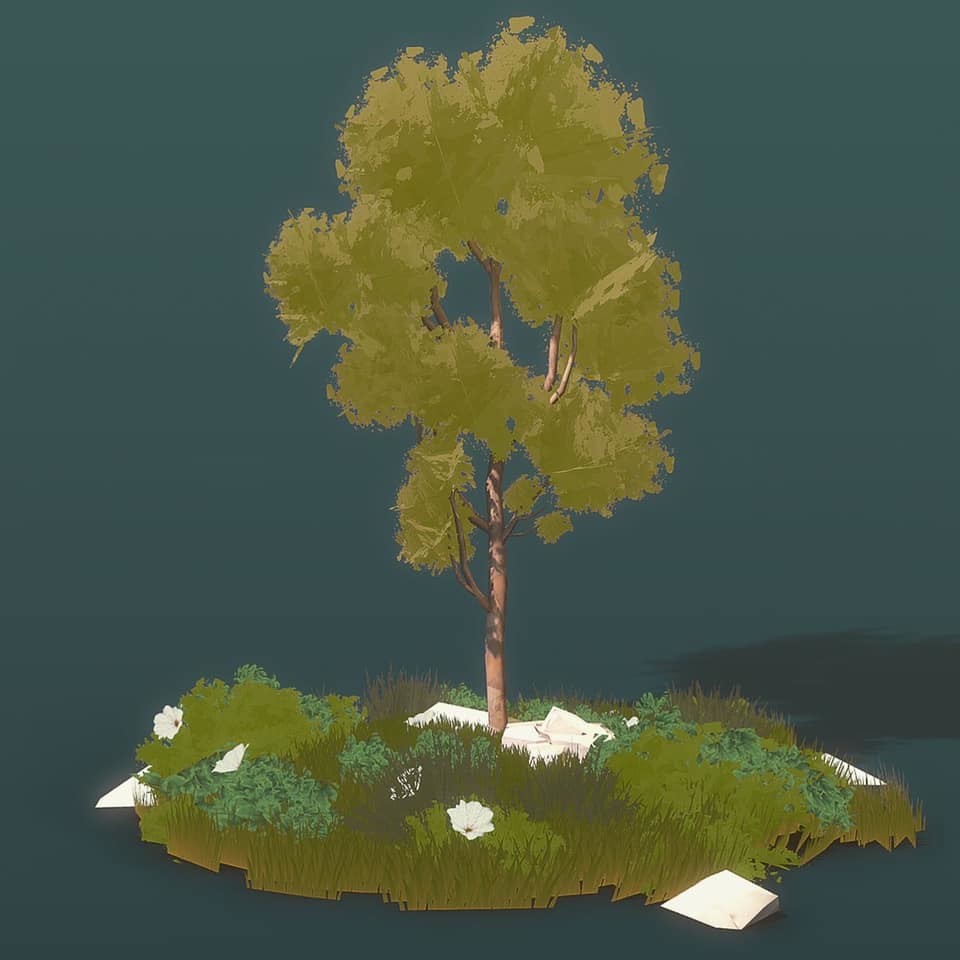 ArtStation - Tree Set cartoon stylized | Resources