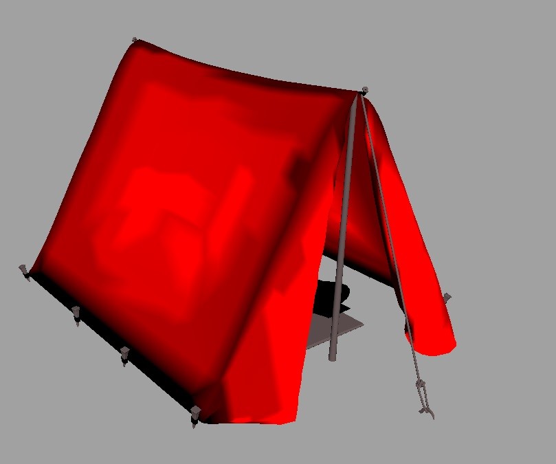 ArtStation - Camping Tent | Game Assets