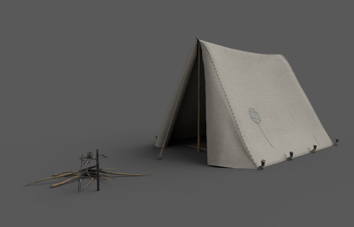 ArtStation - Camping Tent | Game Assets