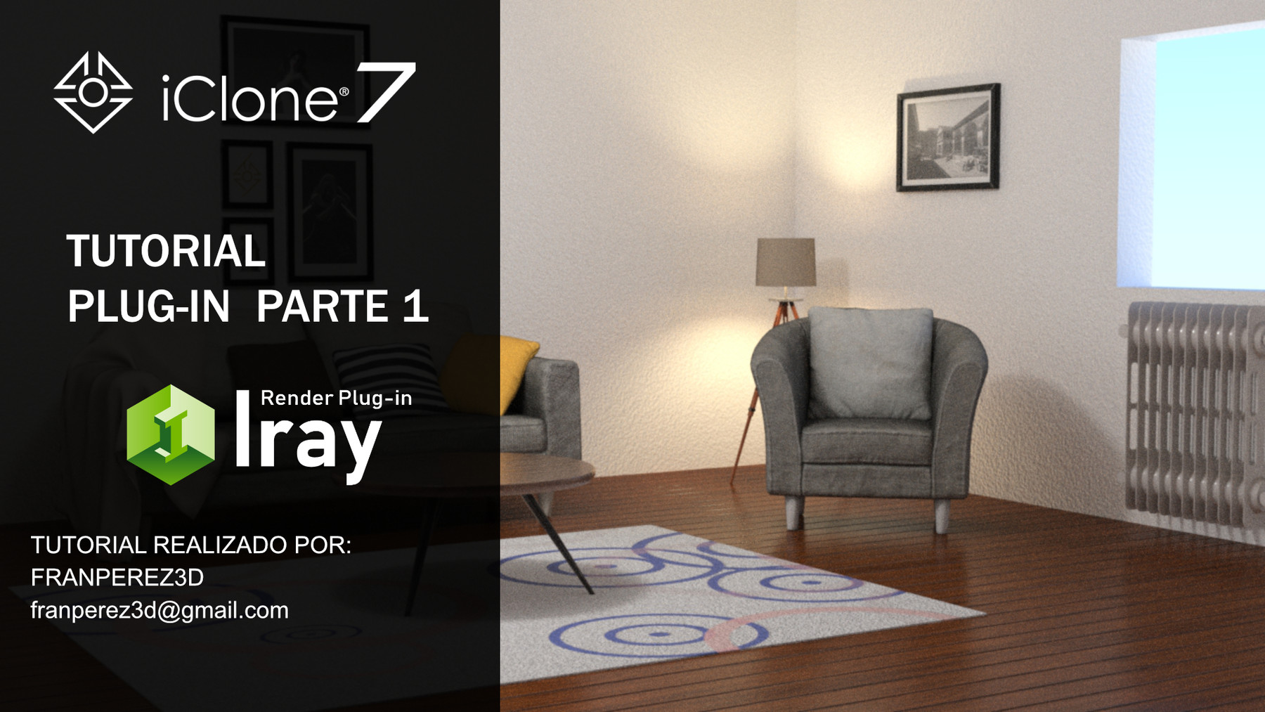 ArtStation - IRAY PLUGIN TUTORIAL ICLONE 7 PARTE 1 (ESPAÑOL) | Tutorials