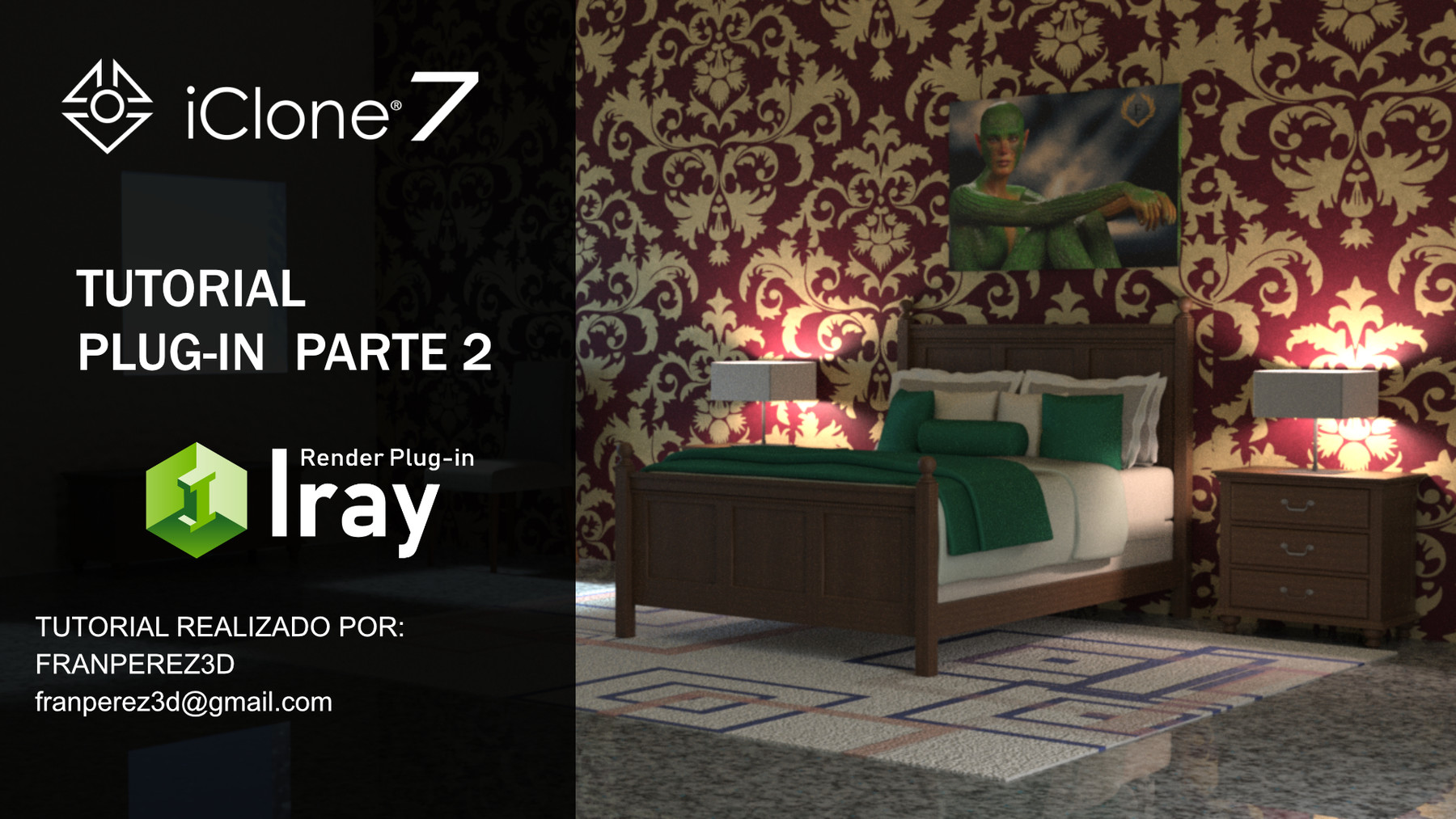 ArtStation - IRAY PLUGIN TUTORIAL ICLONE 7 PARTE 2 (ESPAÑOL) | Tutorials