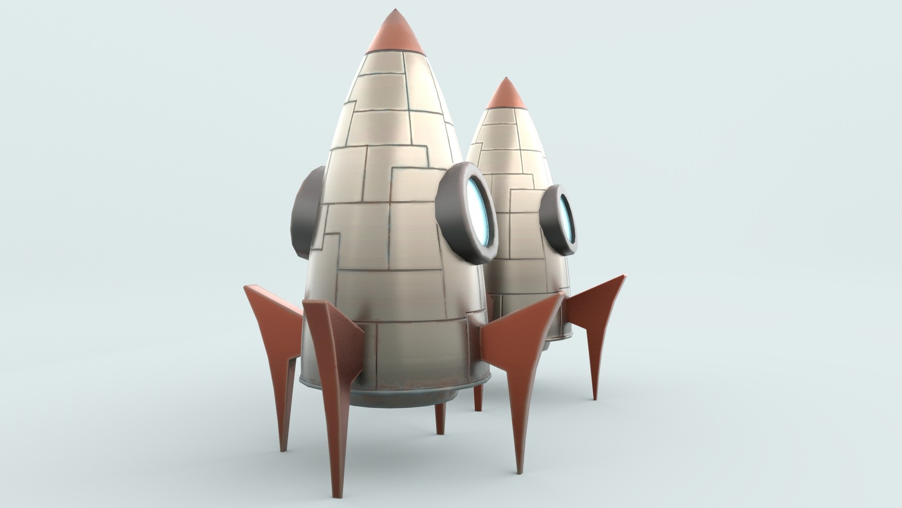 ArtStation - Cartoon Rocket | Resources